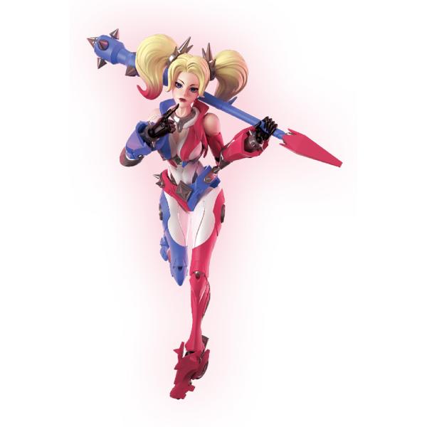 【発売日：2026年07月31日】Blokees モデルキット DCチャンピオンクラス04 ハーレイ・クイン＊この商品は、組み立て、塗装が必要なプラモデルです。＊画像は塗装済みの完成見本です。実際の商品とは異なります。