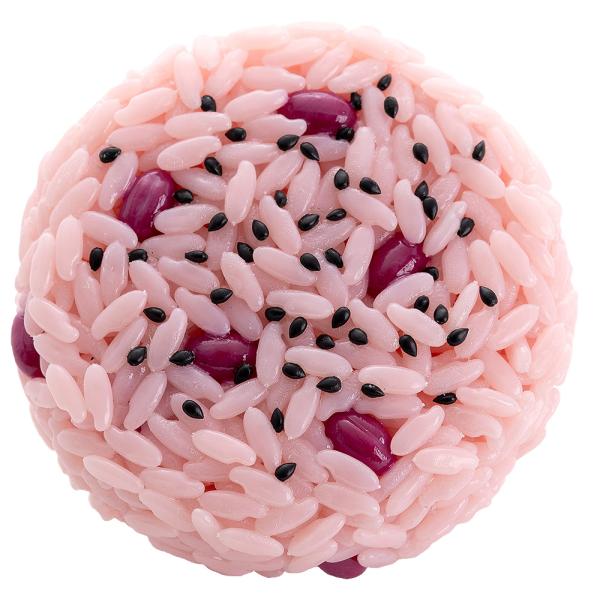 【発売日：2026年03月28日】おにぎりプラモ 赤飯＊この商品は、組み立て、塗装が必要なプラモデルです。＊画像は塗装済みの完成見本です。実際の商品とは異なります。