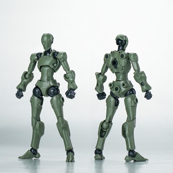 【発売日：2026年03月28日】SHEIK MAINLAND 3 min projectシリーズ 強攻異人VOL.2 1/18スケールプラスチックモデルキット(グリーン)＊この商品は、組み立て、塗装が必要なプラモデルです。＊画像は塗装済み...