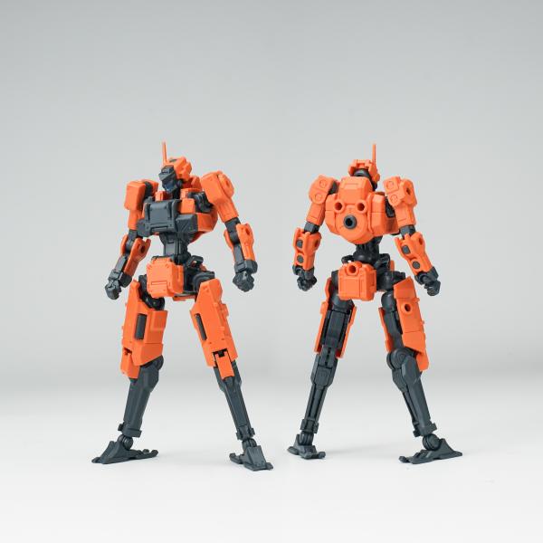 【発売日：2026年07月31日】SHEIK MAINLAND 3 min project(スリーミニッツプロジェクト)シリーズ FENRIR(フェンリル) 1/18スケールプラスチックモデルキット(オレンジ)＊この商品は、組み立て、塗装が...