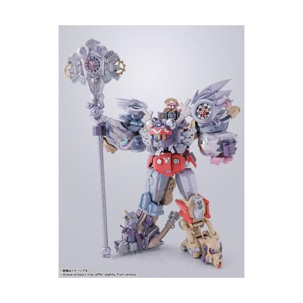 ※パッケージ正面向かって右下角に多少ダメージがございますが、フィギュア本体には影響のない程度ですのでご了承のほどお願い致します。100年の時がつむいだ超魔法合体！この冬、超合金がふたたび魔法と出会う■セット内容■・ジェットミッキー(ver....