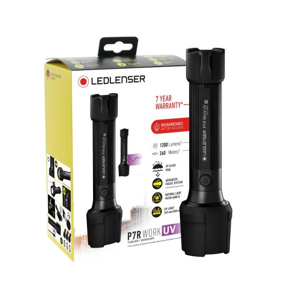 ■メーカー：Ledlenser(レッドレンザー)・光束(lm):ブースト/1200、パワー/900、ミドルパワー/390、ローパワー/15・照射距離(m):ブースト/240、パワー/180、ミドルパワー/115、ローパワー/15・点灯時間(...