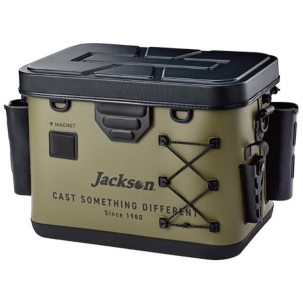 ■メーカー：ジャクソン(Jackson)・本体サイズ: 250mm×410mm×310mm・カラー: KAK カーキ・素材: EVA (防水性&amp;高耐久)・収納力: 「アングラーズ ギアポーチ Mサイズ (190mm×245mm×12...