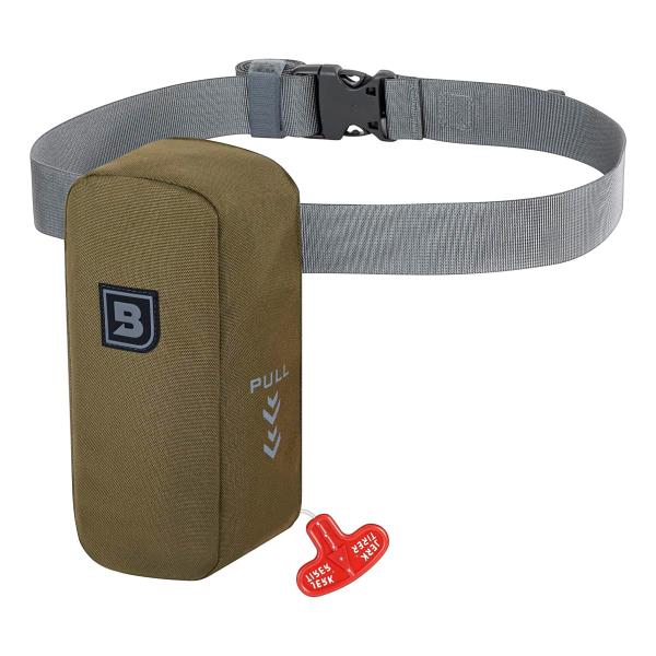 ■商品名の続き：おかっぱり■バリエーション：ハンターグリーン,フリー■メーカー：ブルーストーム(Bluestorm)・コンパクトで軽量な二次着型手動膨脹式ライフジャケット。長時間の着用にも最適なサイドウエストベルトタイプ。・国土交通省型式承...