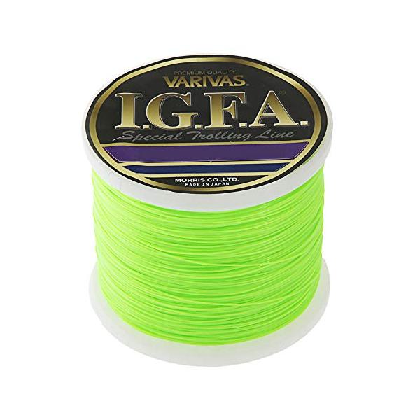■メーカー：モーリス(MORRIS)・素材:ナイロン/全長:1000m/50lb・フラッシュグリーン説明記録は破るためにある。日本初のI.G.F.A.ラインをリリースしたVARIVASから、先端素材と最先端製法で作りあげたトローリング専用ラ...
