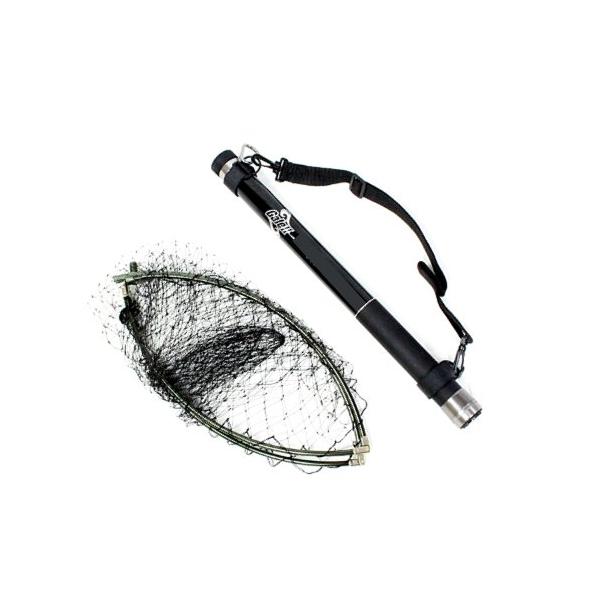 ■メーカー：シェアーズ(Shares)・玉網径 :45cm・仕舞寸法:52cn・先径:14.6mm・元径:39.3mm・標準自重:586g持ち運びに便利なランガン対応の小継玉の柄セット枠は45cm、60cmの2種類