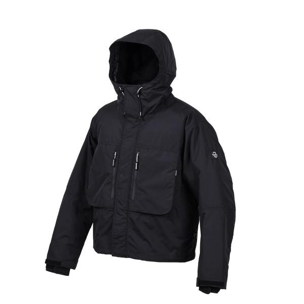 ■バリエーション：パーカーコート,ブラック■メーカー：双進(SOSHIN)・カラー：ブラック・サイズ：XL・素材：ナイロン100％(水透湿素材)、[中綿]ポリエステル100％-