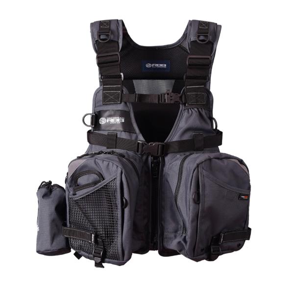 ■バリエーション：チャコール,FREE■メーカー：RBB・サイズ:FREE (前身頃:(W23cm×H40cm)×2) / (後身頃:W48cm×H48cm) / (フロントポケット:W16cm×H24cm×D10.5cm) / (背面ポケ...