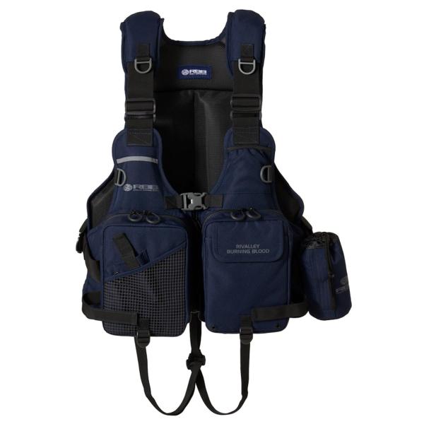 ■バリエーション：ネイビー■メーカー：RBB・カラー:ネイビー・サイズ:フリーサイズ・サイズ詳細:前身頃(W22cm×H39cm×2) / 後身頃(W46cm×H44cm) / フロントポケット(W16cm×H22cm×D9cm) / 背面...