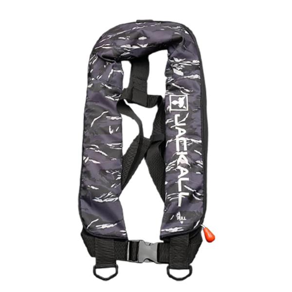 ■メーカー：JACKALL(ジャッカル)・カラー: グレーカモ・肩掛けタイプ / 国土交通省型式承認品(桜マーク付き)・ウエストベルト: 約55〜約150cmで調節可能 / 立体刺繍ロゴ採用・9Kg以上/24時間、18gボンベ使用・コンセプ...