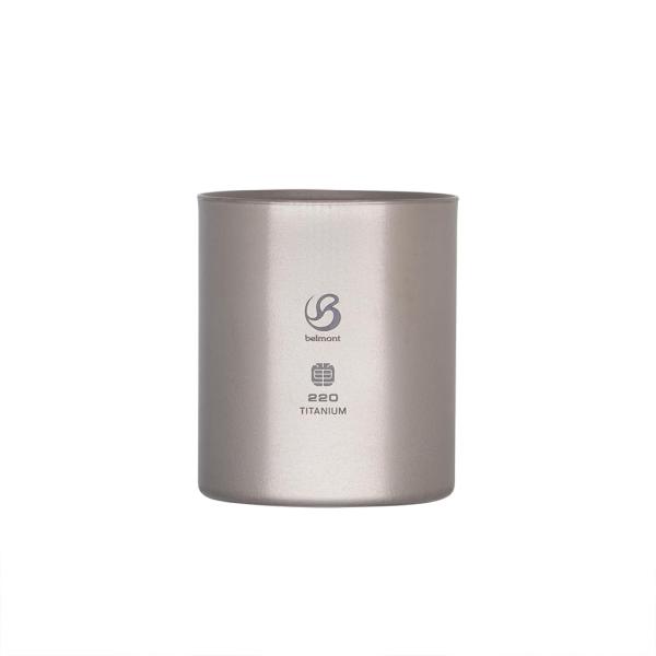 ■メーカー：Belmont(ベルモント)・・品番：BM-530・・材質：本体：チタニウム・・サイズ：外径約Φ69×80mm・・容量：220ml・・重量：約68g説明スタッキング可能なダブルウォールマグカップです。