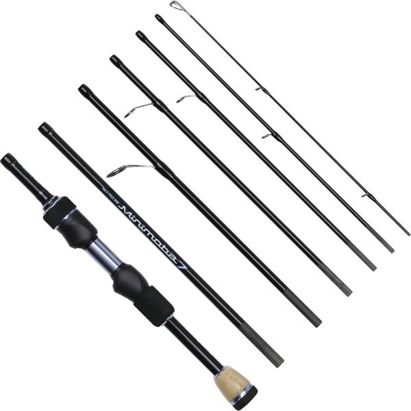 ■メーカー：プロックス(PROX)・超コンパクトな並継マルチピースロッドの後継モデルが新登場です。・仕舞寸法わずか30cmの7ピース設計のスピニングリール用ロッド。・操作性に優れた軽量スケルトンシート採用し、小型ルアーを的確に操作できるアク...