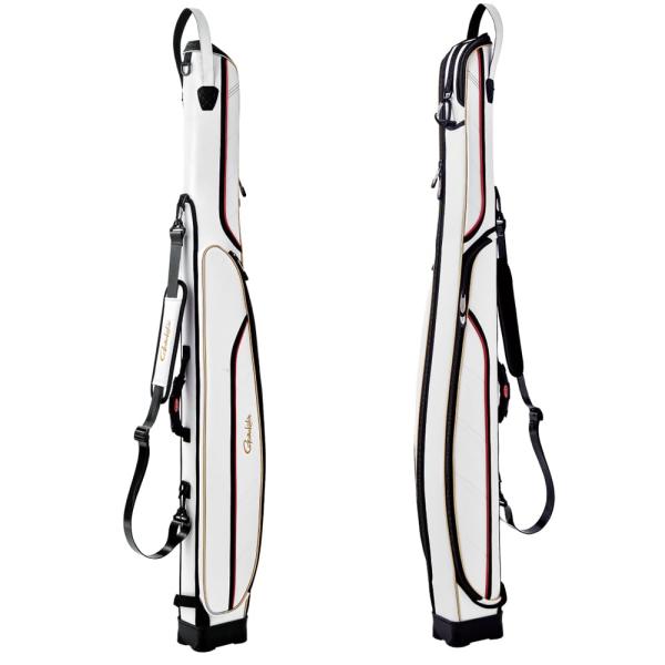 ■メーカー：がまかつ(Gamakatsu)・サイズ:〈外寸〉H1380×W140×D100mm〈外寸〉H1380×W140×D100mm・重量:約2.3kg・素材:〈本体〉P.V.C・容量:〈本体〉磯竿　3本、タモの柄×1本〈サイドPK〉 ...
