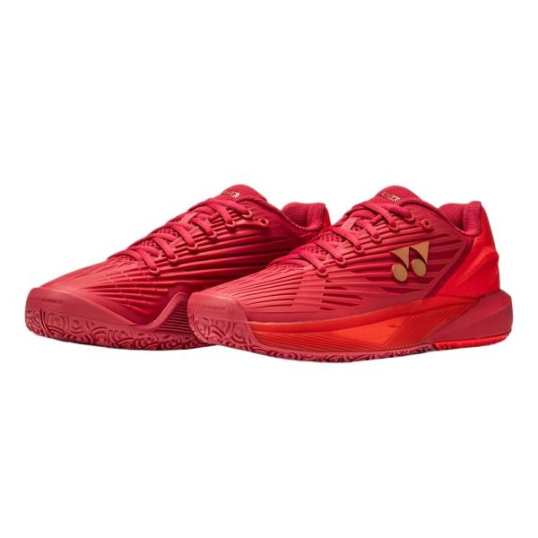 ■バリエーション：テニスシューズ,ルビーレッド(338),23.5 cm■メーカー：YONEX(ヨネックス)・アッパー:合成繊維+合成樹脂 ミッドソール:合成樹脂 アウトソール:ゴム底説明新形状パワークッションプラスが生む高速の切り返しで、...