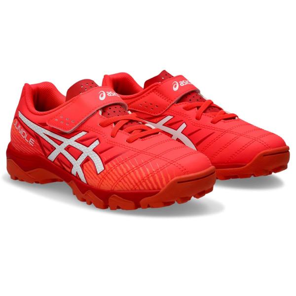 ■バリエーション：サッカー,600(フラッシュ レッド/ホワイト),21.5 cm 2E■メーカー：asics(アシックス)・アシックスのサッカーシューズ・これからサッカーを始めるジュニアプレーヤーのためのファーストサッカートレーニングシュ...