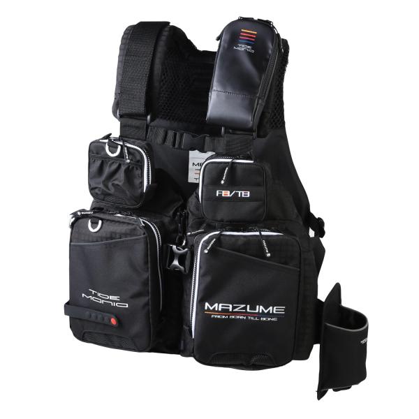 ■バリエーション：ブラック×ホワイト■メーカー：マズメ(Mazume)・ウェーディング初心者やmazumeゲームベストを試したいアングラー向けの特別モデルです。・ウエストハーネスシステムを採用し、肩への負担を軽減。上半身全体で支えるため、長...