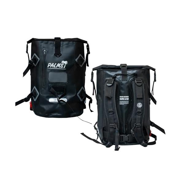 ■メーカー：パームス(Palms)・本体サイズ: 幅32×奥行26×高さ56cm / 自重: 約1,400g / 容量目安: 40L・カラー: BK ブラック・素材: ターポリン、ポリエステル / 防水レベル2 (雨や飛沫などに対応) / ...