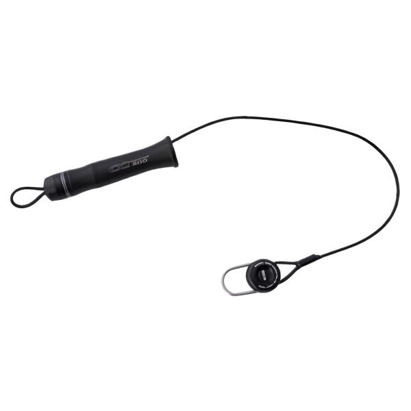 ■メーカー：スタジオオーシャンマーク・カラー：ブラック(BK)・自重：29g・コード長：800mm・仕様/適合：ポリエチレンコード/オーシャングリップ、フックリムーバー、プライヤーに対応2008年の初回モデルがらロングセラーを継続するカール...