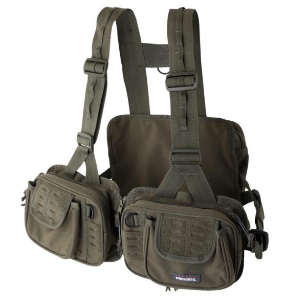 ■メーカー：リトルプレゼンツ(LITTLE PRESENTS)・カラー:オリーブ(OL)・サイズ:フリー・素材:ポリエステル・近年愛用者が増えている、リバーシブルのミノーケースの使用を考慮したトラウトベストです。・バック上部にはレインギアや...