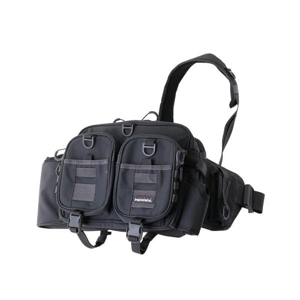 ■メーカー：リトルプレゼンツ(LITTLE PRESENTS)・カラー：ダークグレイ(DKG)・サイズ：本体: W28 x H22 x D9 cm・素材：ポリエステル説明・収納力に優れたトラウトフィッシング用のランバーパックです。・本体両サ...