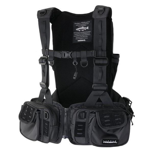 ■バリエーション：フィッシングベスト,チャコールグレイ(CHG),フリーサイズ(80~125cm)■メーカー：リトルプレゼンツ(LITTLE PRESENTS)・サイズ：フリー・カラー：チャコールグレイ(CHG)・素材：ナイロン・V-27 ...