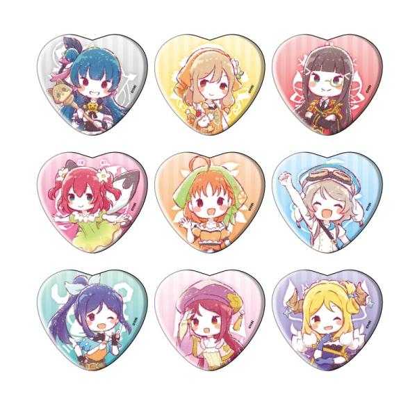 ■メーカー：A3・(C)PROJECT　YOHANE・全9種・本体サイズ：65mmキラキラなホログラム仕様の65mm缶バッジ。特別感を出すには最適です。 BOX登場！ 全9種