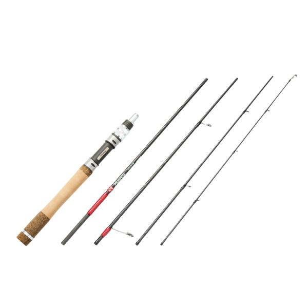■バリエーション：5pcs,ブラック（一部にレッド）,One Size■メーカー：Huerco・長さ 5フィート11インチ（1,803mm）・仕舞寸法 418mm・継ぎ数 5pcs・テーパー R レギュラー・パワー L・ライン PE #0....