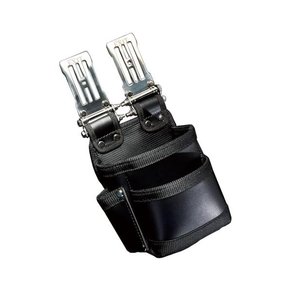 ■バリエーション：ブラック,S■メーカー：WORKERZ EXIT・ベルト通し幅：50mmまで対応EXITシリーズ待望の腰袋が遂に登場。 ２段腰袋のS、Mの両型は腰回りスペースを考慮した絶妙なサイズ感にこだわり抜いたファン待望の新製品。独自...