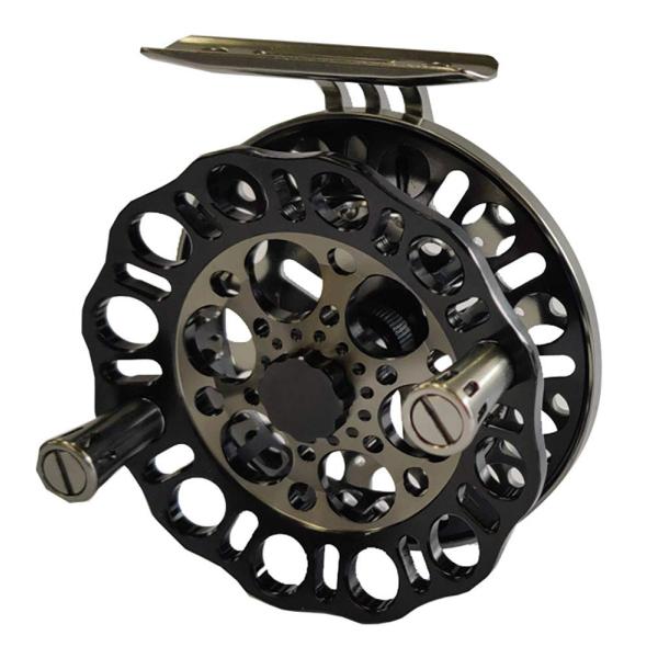 ■メーカー：宇崎日新・糸巻き量:3号 100m / スプール内径:55mm / アルミマシンカットサイズ:85mm・本体カラー:ブラック/ガンメタリック・ギア比 1:1・2ボールベアリング仕様 / 95g・部門名:ユニセックス大人クラスを超...