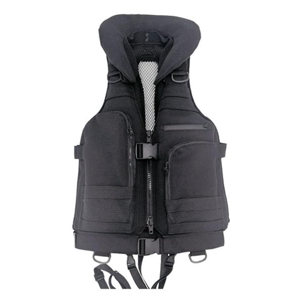 ■メーカー：オーナー(OWNER)・カラー：ブラック・サイズ：フリー（胸部・ウエスト１２０ｃｍまで対応）・テーパー状収納：２５０ｍｍプラグ・市販Ｌ〜ＬＬサイズＢＯＸ可能・ファスナー：ＹＫＫ社製・大型Ｄカン：背面５箇所　前面４箇所オーナー(O...