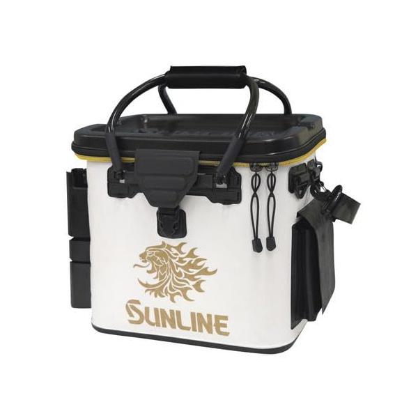 ■バリエーション：磯タックルバッグ,ホワイト,W385xD295xH345mm■メーカー：サンライン(SUNLINE)・カラー: ホワイト・サイズ: W385xD295xH345mm・素材: 本体 EVA / 上蓋 ABS・特徴: 「蓋裏側...