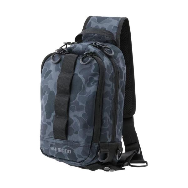 ■バリエーション：ブラックカモ,One Size■メーカー：シマノ(SHIMANO)・カラー：ブラックカモ・サイズ：S・外寸(cm)：10×17×32・素材：ポリエステル説明左右どちらでも掛けられるショルダーバッグ。左右どちらに掛けても使い...