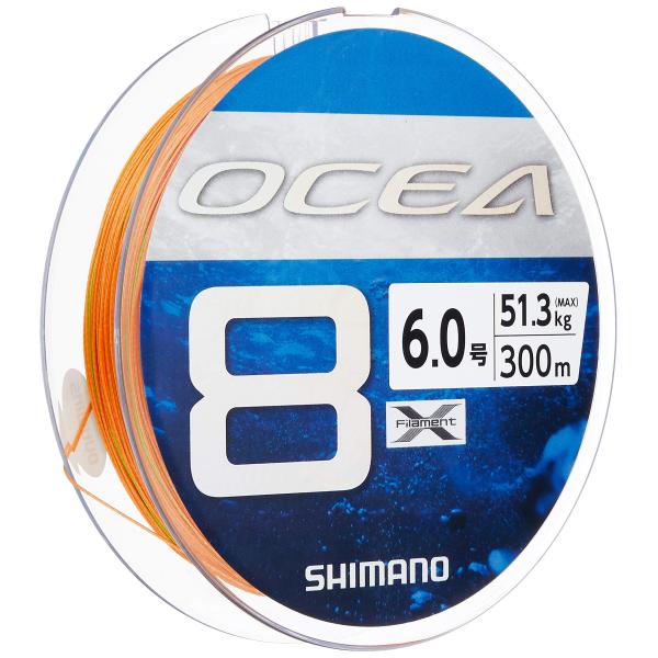 ■メーカー：シマノ(SHIMANO)・カラー:5カラー・号数(号):6.0・最大強力:113lb (51.3kg)・長さ(m):300・素材/PE・タフなリールにタフなラインを!説明TOUGH CROSS 2採用。EX8で初採用されたタフク...