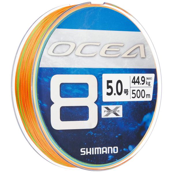 ■メーカー：シマノ(SHIMANO)・カラー:5カラー・号数(号):5.0・最大強力:99lb (44.9kg)・長さ(m):500・素材/PEシマノ(SHIMANO) ライン オシア8 500m 5.0号 5カラー LD-A91S 釣り糸