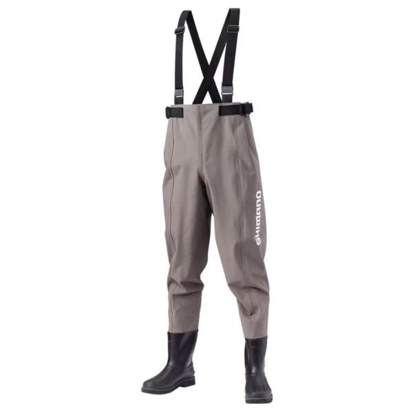 ■メーカー：シマノ(SHIMANO)[品番：FF-051T]・カラー：スモークグレー・サイズ：MO・目安足サイズ(cm)：25.0〜25.5・履き口(cm)：55・股上(cm)：39.5・股下(cm)：85.5・ソールタイプ：カットフェルト...