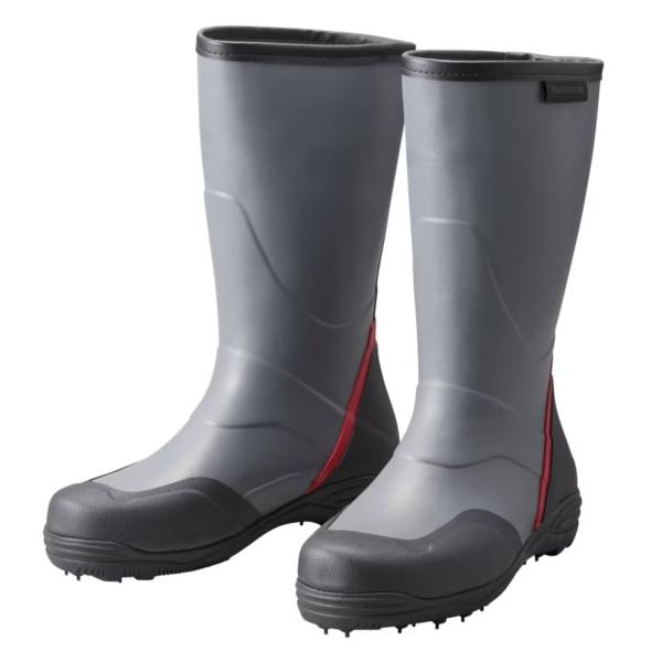 ■メーカー：株式会社シマノ*・カラー：チャコール・サイズ：XL・目安足サイズ(cm)：27.0〜27.5・ふくらはぎ周囲寸法(cm)：43・ソールタイプ：スパイク説明軽くて動きやすい。磯にがっちりと食い込むスパイクブーツ。1.2mm厚のラバ...