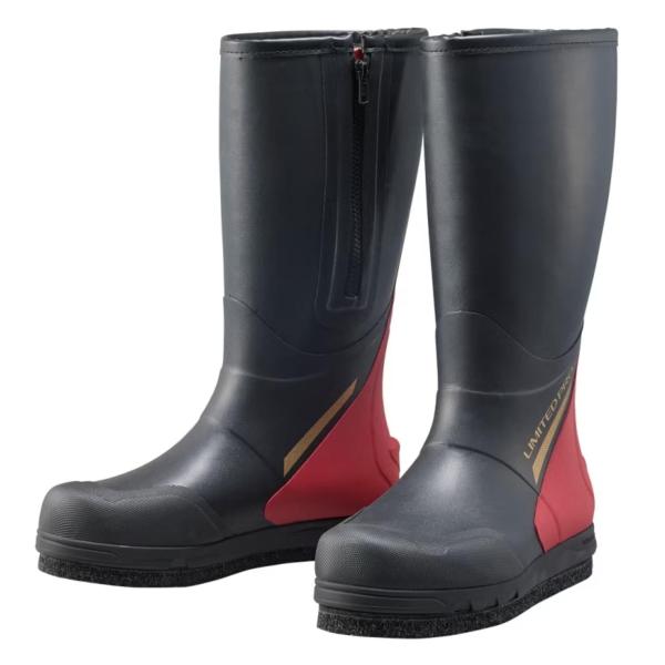 ■メーカー：株式会社シマノ*・カラー：ブラッドレッド・サイズ：L・目安足サイズ(cm)：26.0〜26.5 / ふくらはぎ周囲寸法(cm)：42・ジオロック交換ソール：中丸 Lサイズ・ソールタイプ：カットラバーピンフェルト説明プロテクト性を...