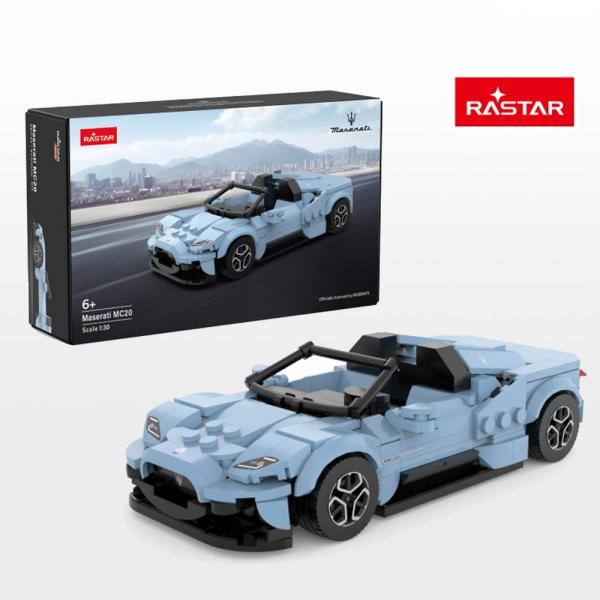 ,,,#20251121099 ＲＡＳＴＥＲブロックシリーズからＲＡＳＴＥＲ　１：３０　マセラッティ　ＭＣ２０　チェロ登場・細部まで精巧に再現された本物そっくりの1:30スケールのブロック ・ ブロック370ピース入り