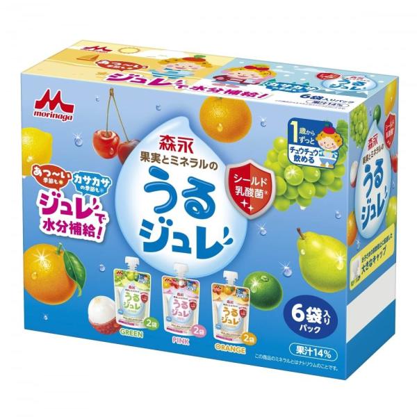 ,#00003200,#00003201 ●商品説明　ジュレでやさしく水分補給！着色料・香料・保存料不使用。素材のおいしさを活かしたやさしい味わいです。各フレーバーが２個づつ、合計６個のアソート