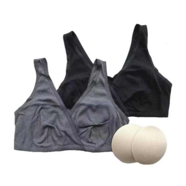 ,#00003646 ＜仕様＞ホルモンの変化でデリケートなバストに良く伸びて肌触りも心地よい授乳しやすいクロスオープン仕様のハーフトップです。着用したまま授乳ができます。