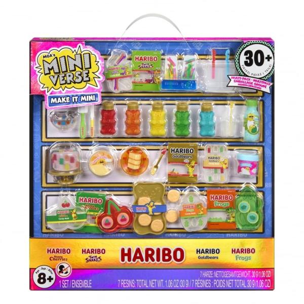 ,#20251215siteoffitems 海外で人気の『ミニバース』からHARIBO(ハリボー)がマルチパックで登場♪付属のレジンを使って、ハリボーのお菓子を作ってみよう！ レシピ通りに作っても、セットに含まれているアイテムの組み合わせ...
