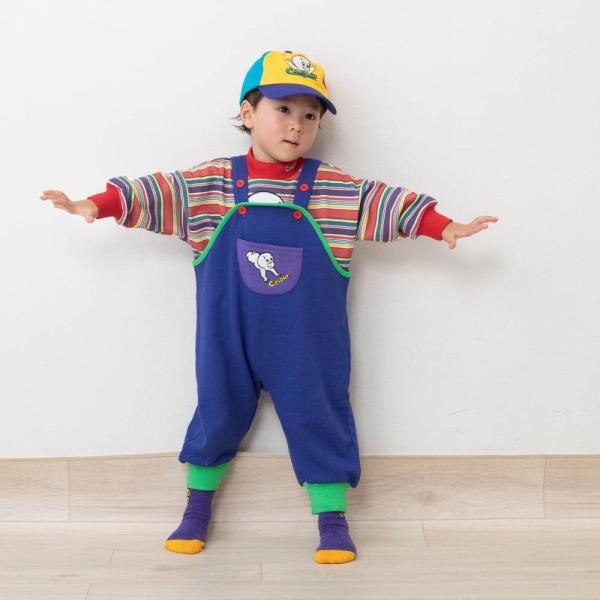 #0000Univerasal0829,#20251201001,#00003624,#20251225001 【Universal × chimajiro0730さん】 キャスパー サロペットキャスパーの裏毛ロングサロペットです。前身ポケ...