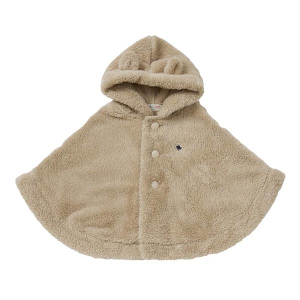 ,#20251201001,#00003638 POLO BCSブランドのケープです。ボアフリース生地で、フードに耳も付いていてかわいいデザインです。