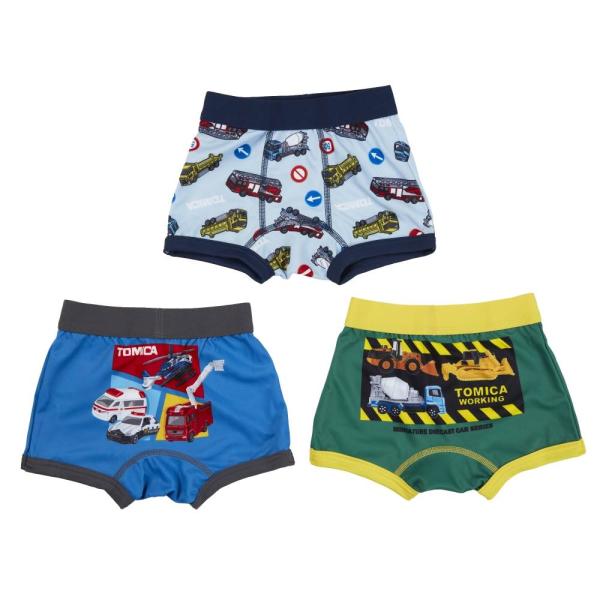 ,#00003783,#000444, 【トイザらス・ベビーザらス限定】トミカのボクサーパンツです。お得な3枚組箱入りセットです。