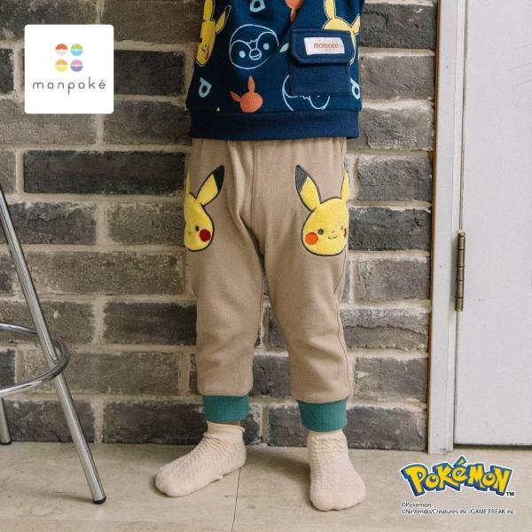 ,#20251201001,#00003624,#20251225001 ポケモン公式ブランド『monpoke（モンポケ）』から「monpoke collection」 を展開！「monpoke」の裏毛素材のパンツです♪デイリー使いにピッタ...
