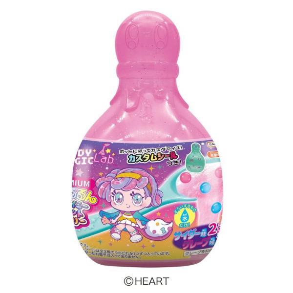 ポット形の容器に入ったスライミー菓子で遊べる商品です。・菓子内容　製菓材料：19g・原材料ぶどう糖（国内製造）、ミンツ（ぶどう糖、砂糖、でん粉、水あめ）、砂糖、でん粉分解物／増粘剤（加工デンプン、アラビアガム）、酸味料、重曹、甘味料（アスパ...