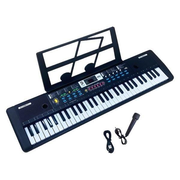 鍵盤が赤く光るガイド機能付きです！！お子さまから大人まで誰でも楽しめます♪どなたでも楽しく学びながらピアノを弾けます。ピアノ以外にもアコーディオンやフルート、ギターにトランペットなど、リズム・音色それそれ200種類の充実の音色♪譜面台付です。