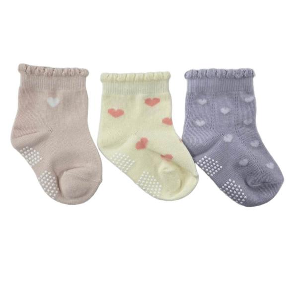,,,#00003716 お買い得な3足セットの靴下です。9〜15cmと伸び伸びタイプで、成長が早いお子様にも最適！足底には滑り止めと履き口の裏にはお名前スペース付きで機能的にも◎