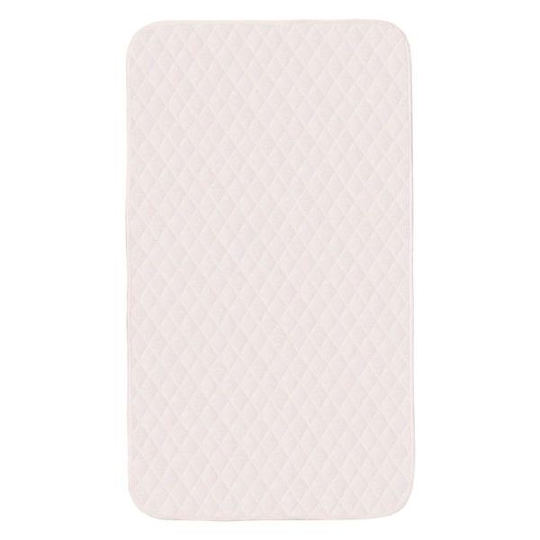 ベビーザらス限定　dear BABY (ディアベビー)　防水シーツと汗取りパッドが1枚になったすぐれもの。表地はふわふわパイル地でしっかり寝汗を吸水し、裏地は防水仕様なので、おねしょや寝汗で敷布団がぬれてしまうのをしっかりと防ぎます。