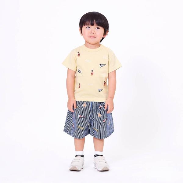 ,#000444,#00003870,#00003935,#00003946 刺繍がかわいい総柄のTシャツです。前面刺繍で高級感のある１枚です。
